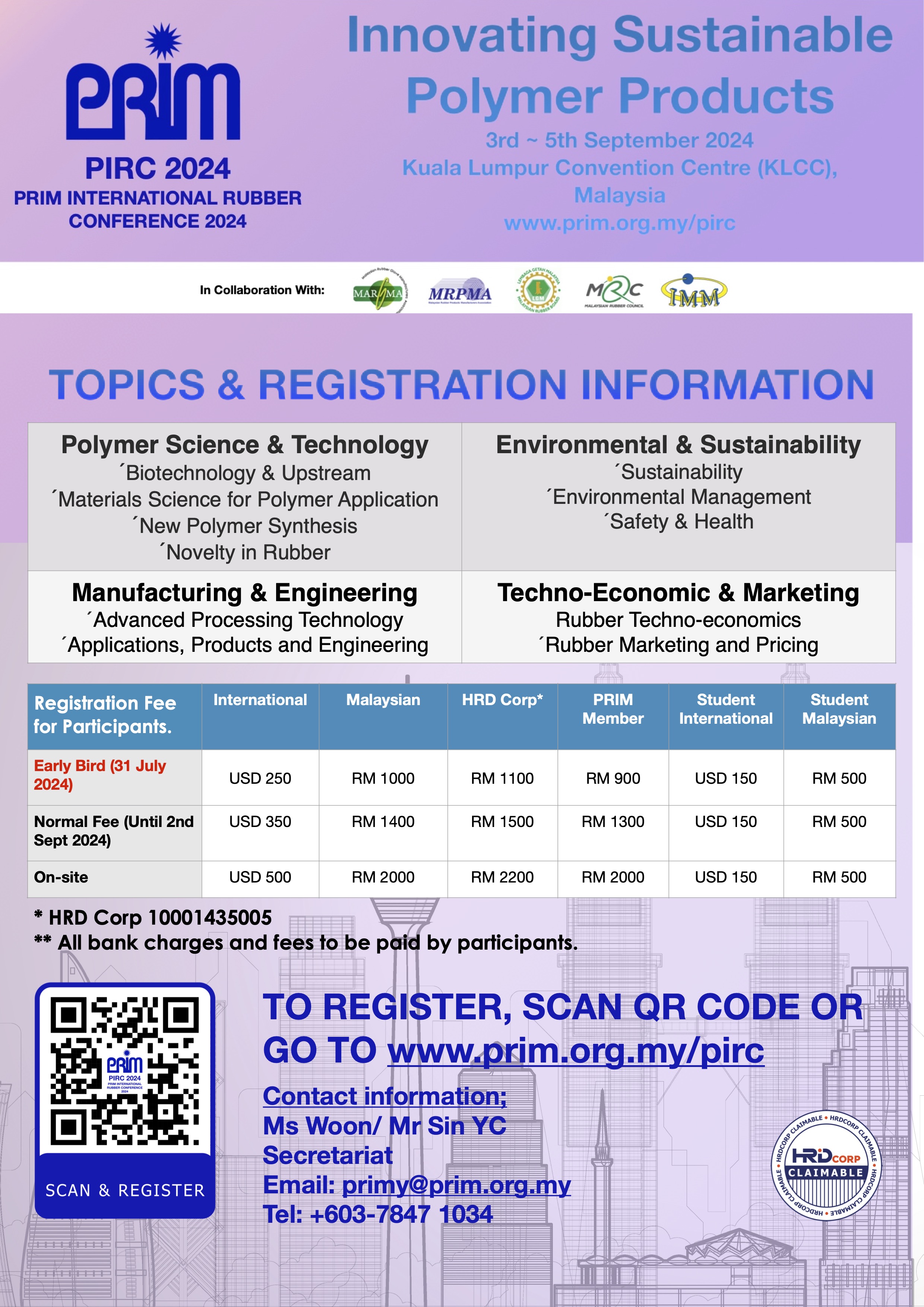 PRIM International Rubber Conference (PIRC) 2024 – Plastics & Rubber ...