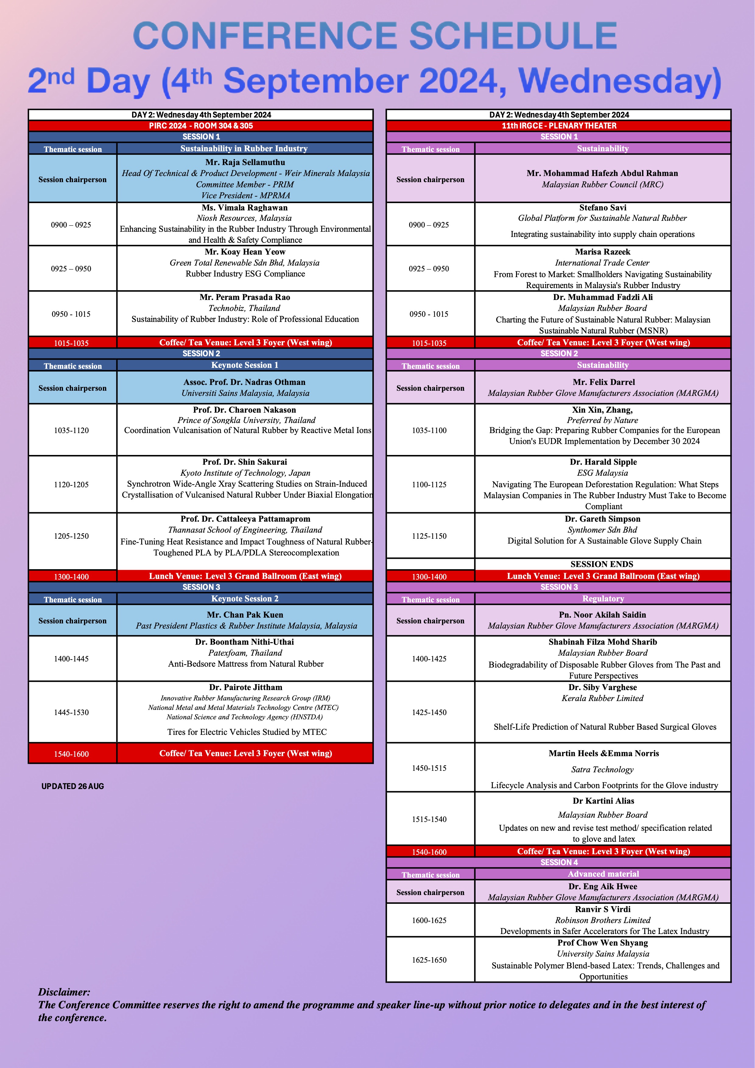 PRIM International Rubber Conference (PIRC) 2024 – Plastics & Rubber ...